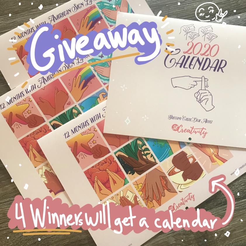 Giveaway 2020 ASL Calendar – 58 Creativity