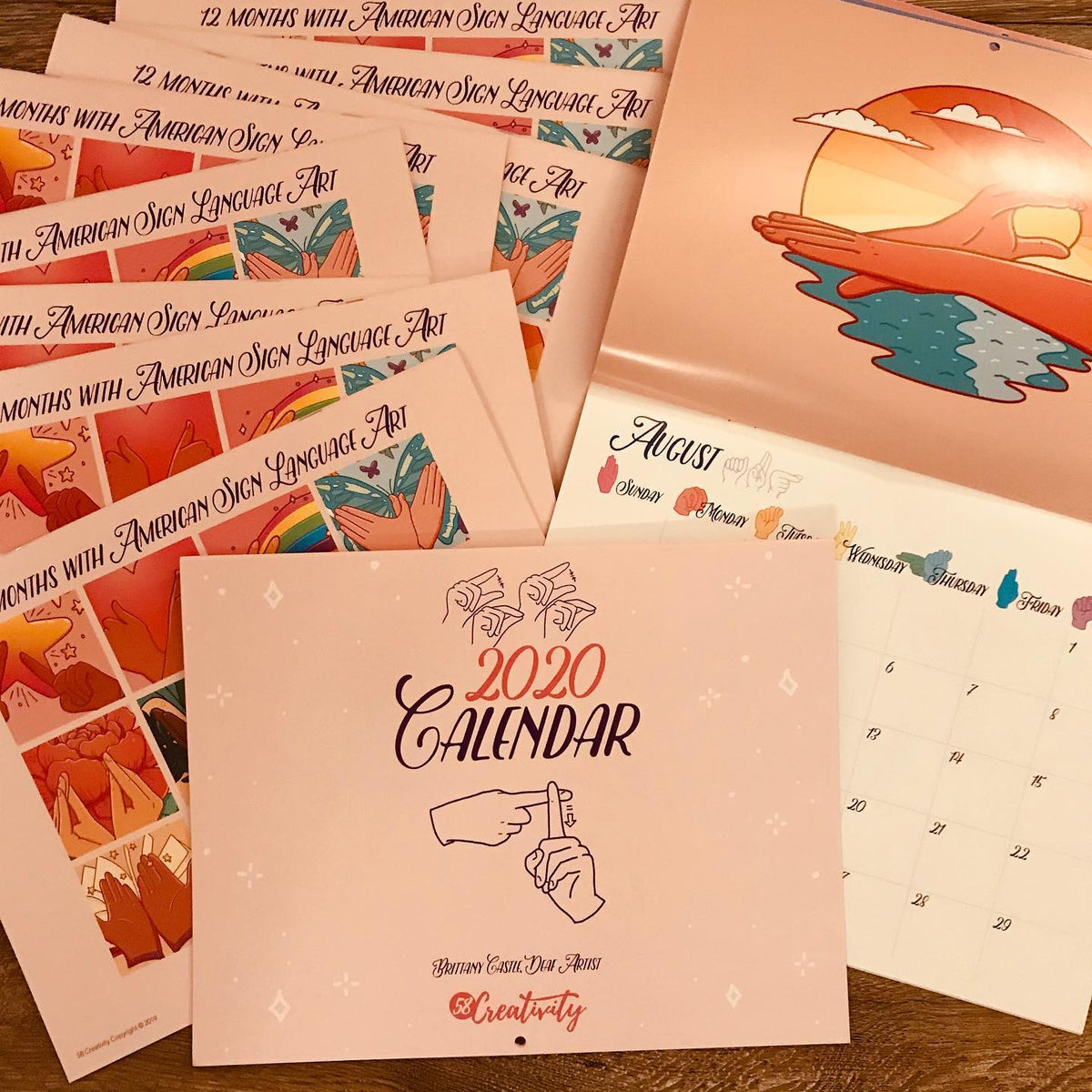 2020 calendar (SOLD OUT) – 58 Creativity