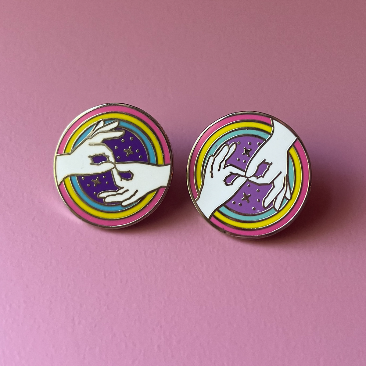 ASL Interpreter Enamel Pin – 58 Creativity