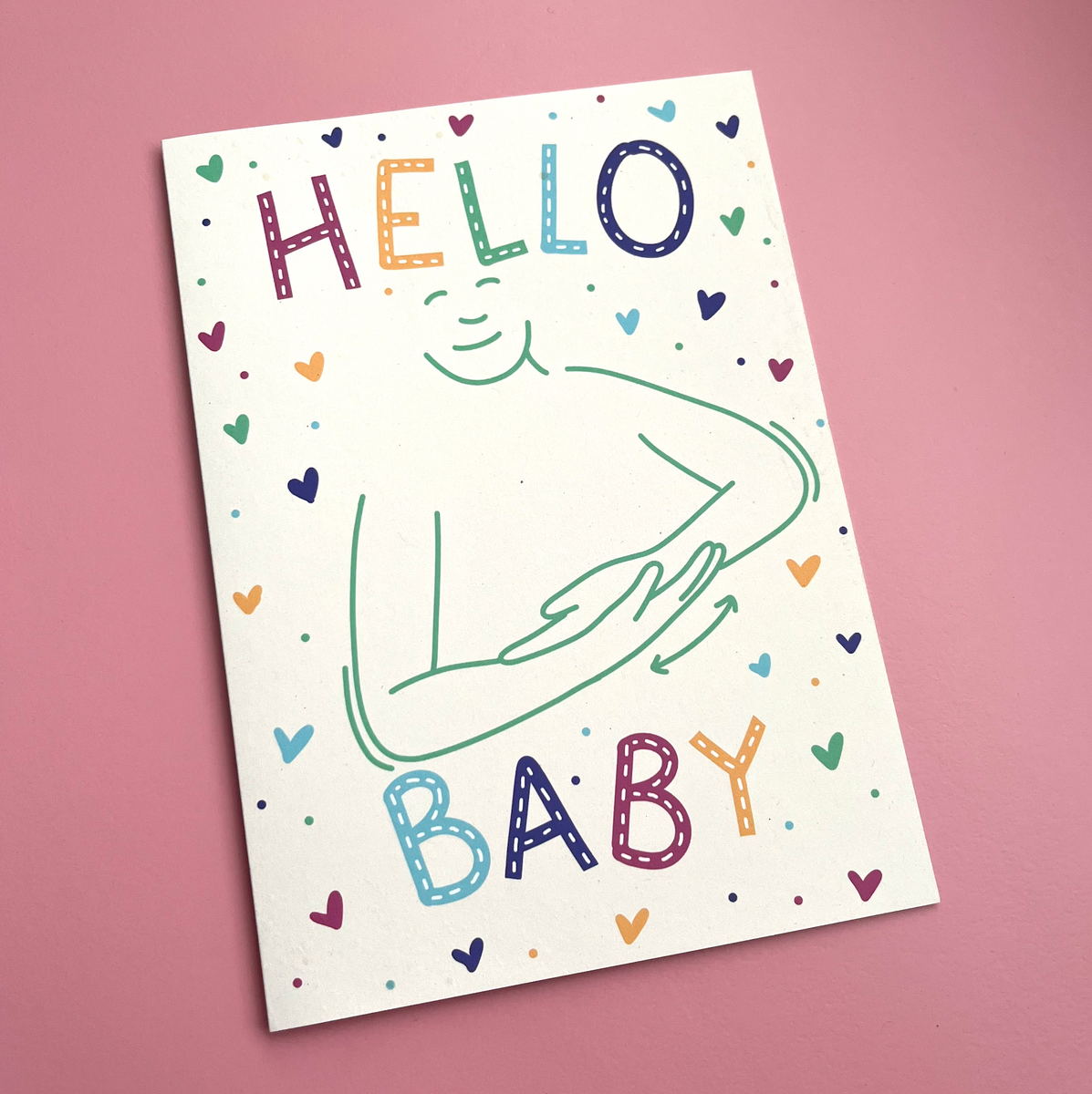 Hello Baby Card – 58 Creativity
