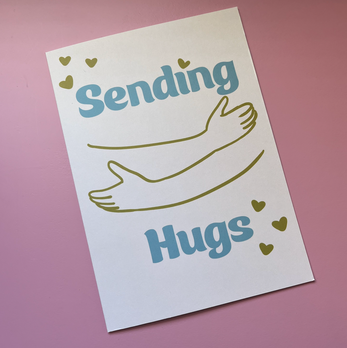 Sending Hug Card – 58 Creativity