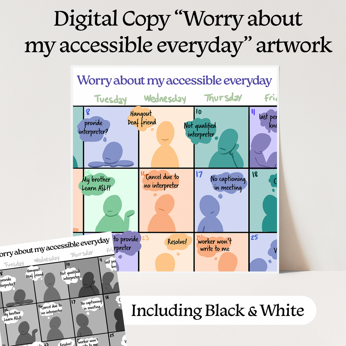 Worry about my accessible everyday - digital copy – 58 Creativity
