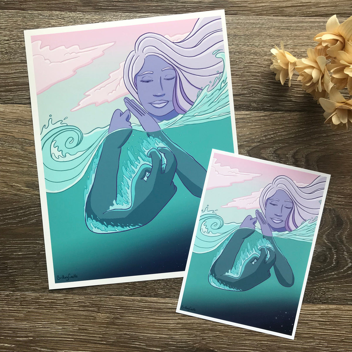 Falling into another world , in American Sign Language Print – 58 ...