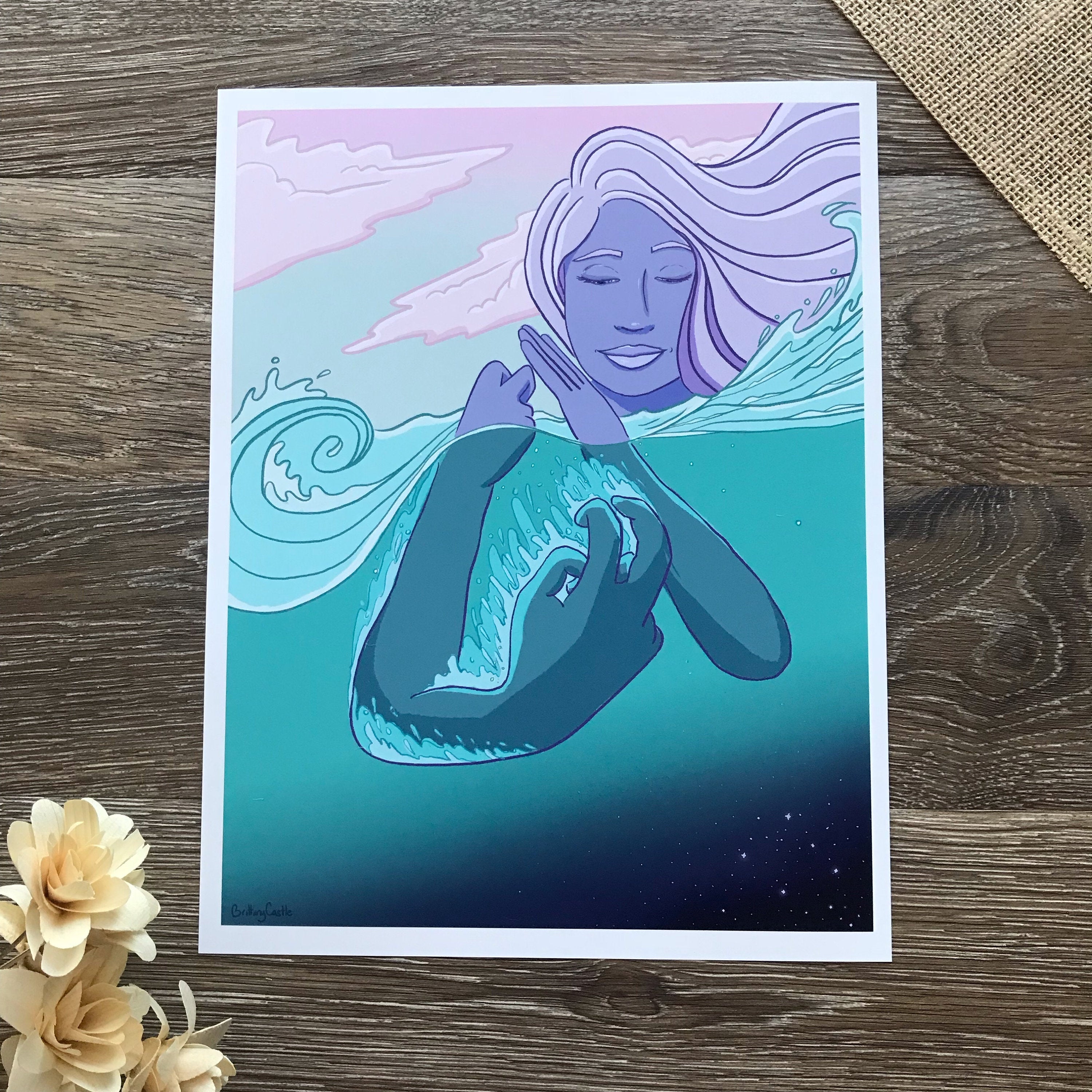 Falling into another world , in American Sign Language Print – 58 ...